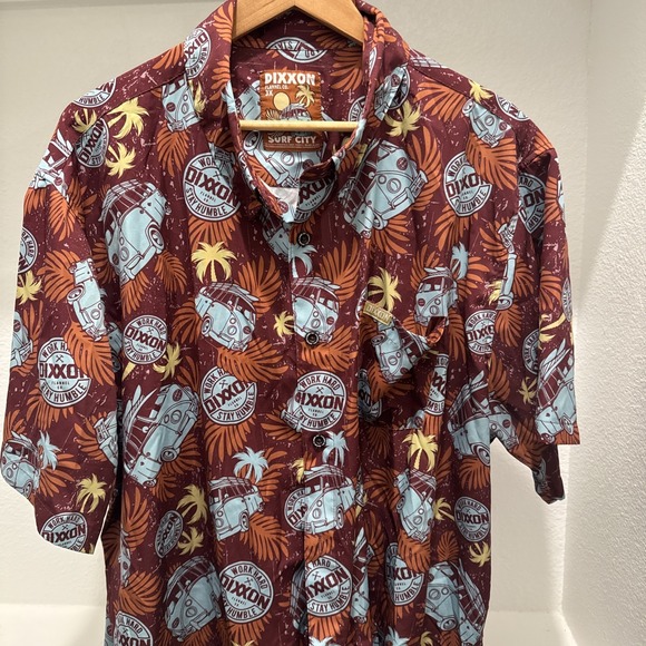 Shirts | Dixxon Flannel Co Surf City Dlite Party Wear Hawaiian Button ...
